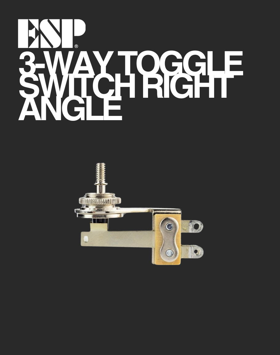 ESP 3-Way Toggle Switch Right Angle – Davis Guitar