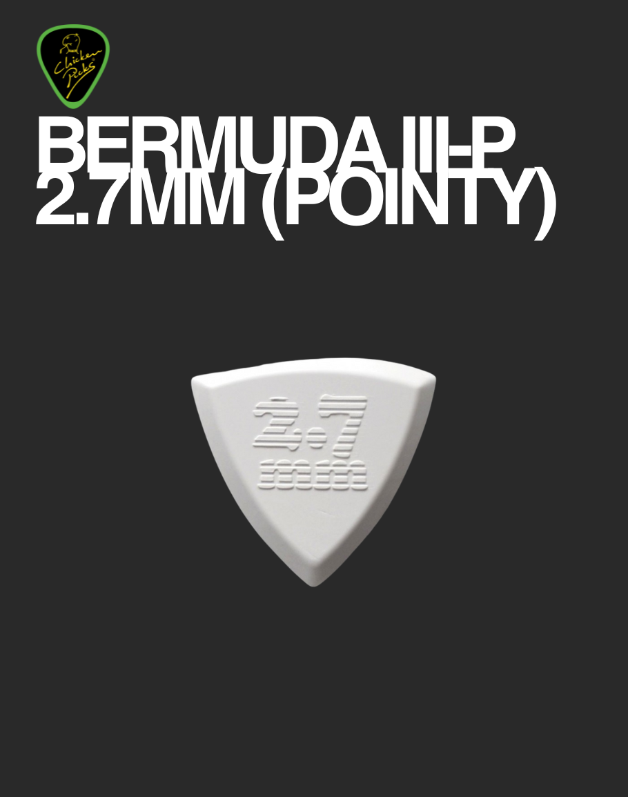 Chicken Picks Bermuda III Pointy 2.7mm – Davis Guitar