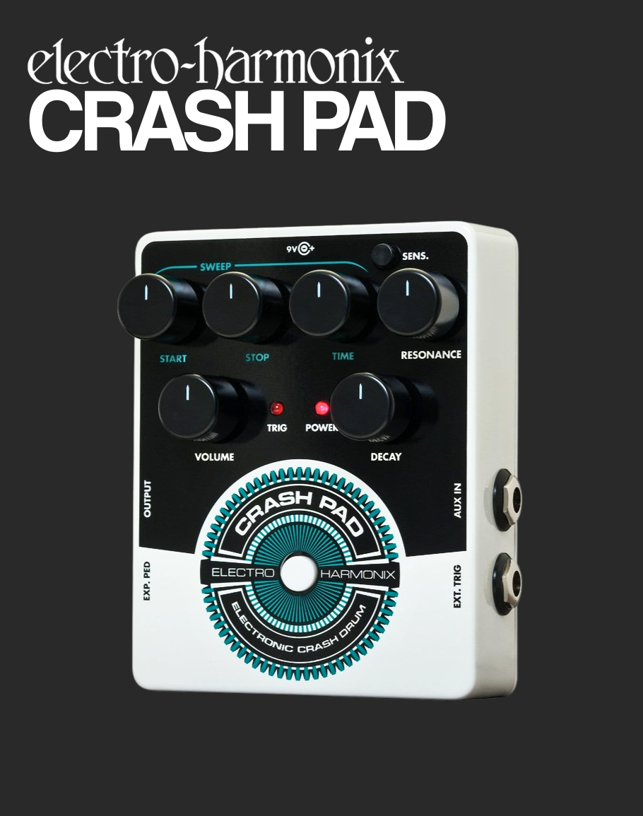 EHX Crash Pad Electronic Crash Drum – Davis Guitar