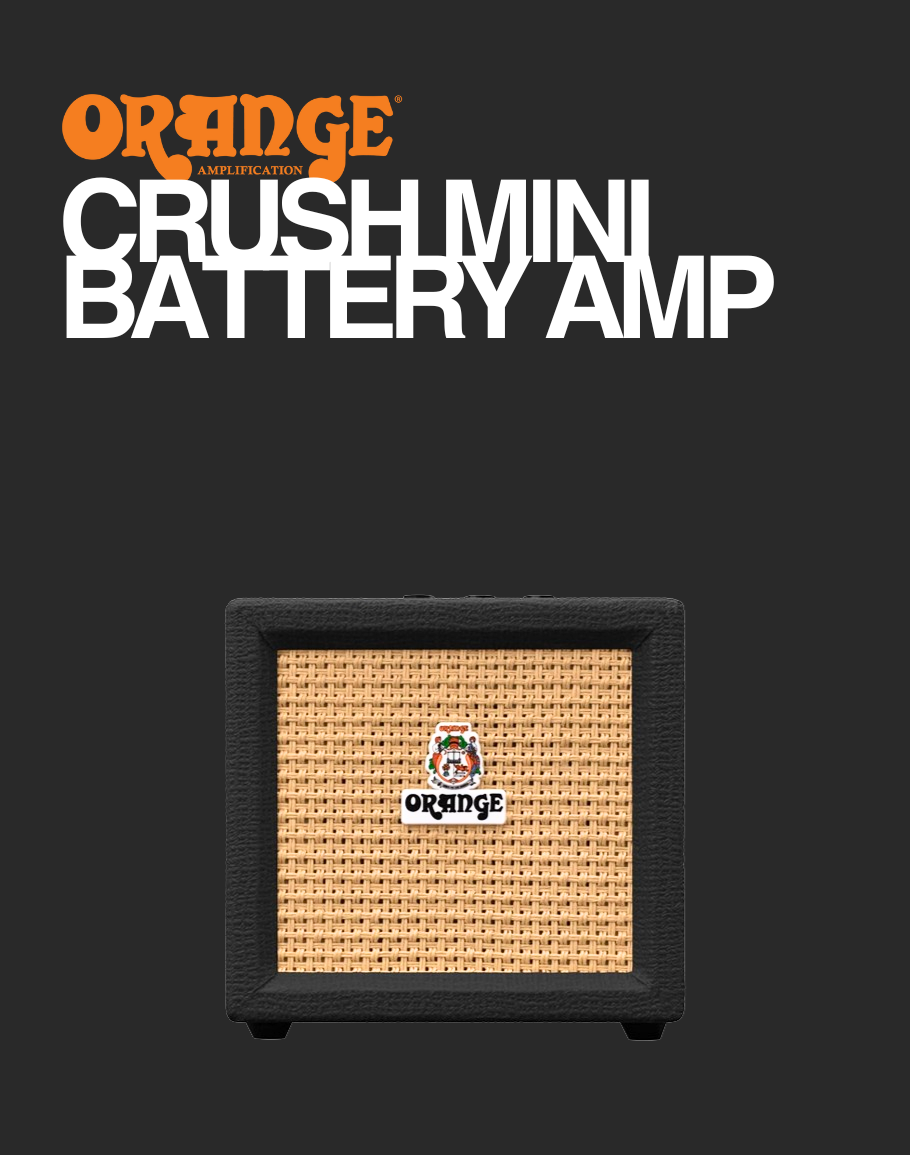 Orange Crush Mini Electric Amp - Black – Davis Guitar