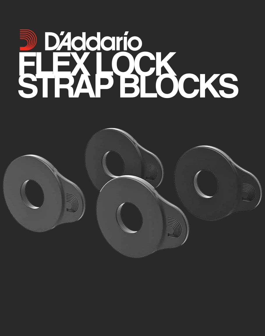 D'Addario Flex Lock Strap Blocks – Davis Guitar