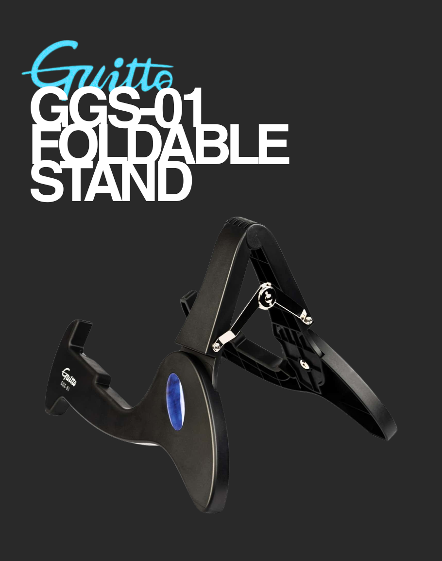Guitto Foldable Guitar Stand GGS01 – Davis Guitar