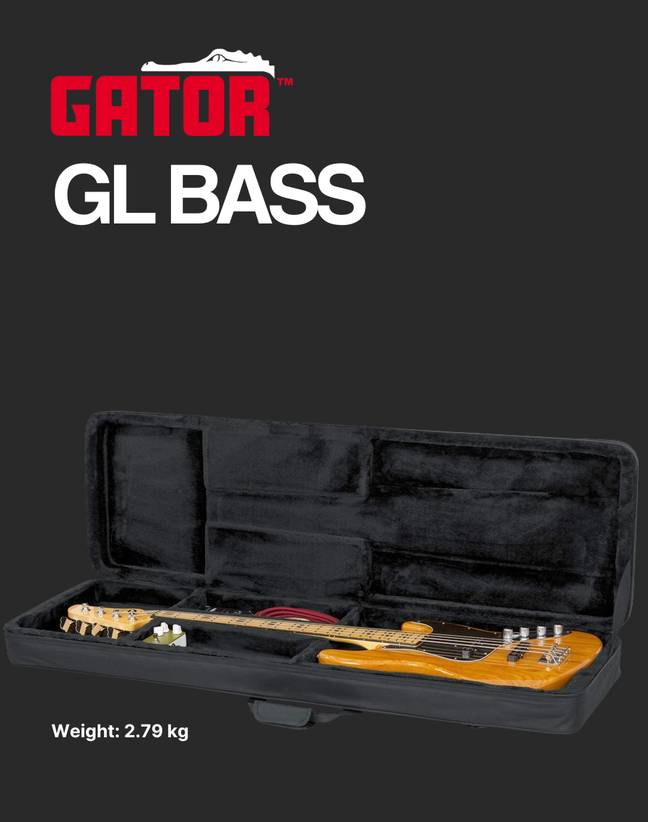 Gator Bass Foam Lightweight Case - GL Bass – Davis Guitar