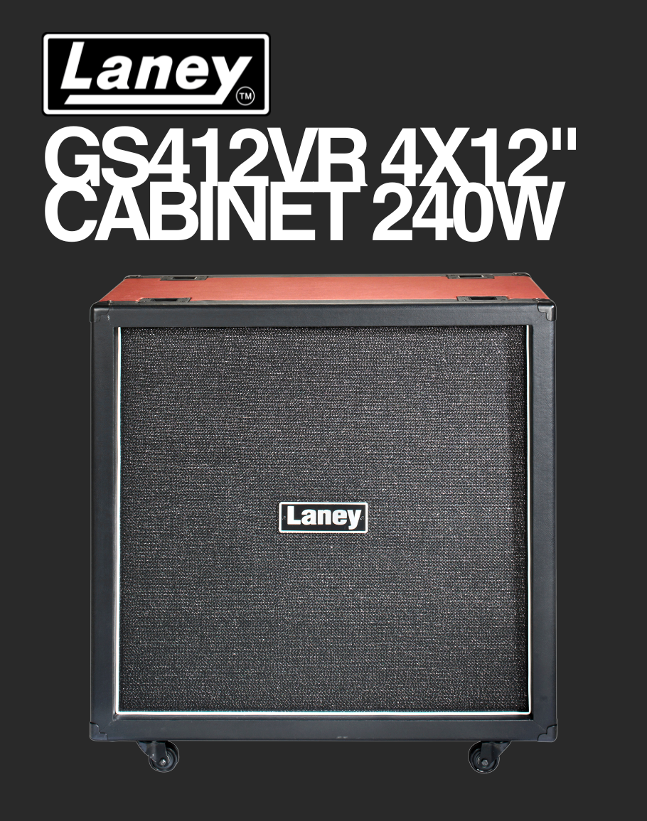 Laney Speaker Cabinet 4x12" 240 watts - GS412VR – Davis Guitar