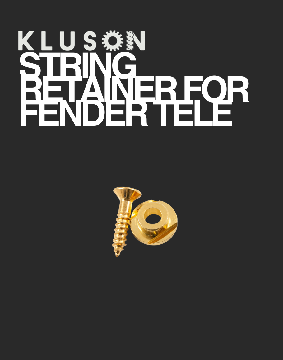 Kluson String Retainer For Fender Tele - Gold – Davis Guitar