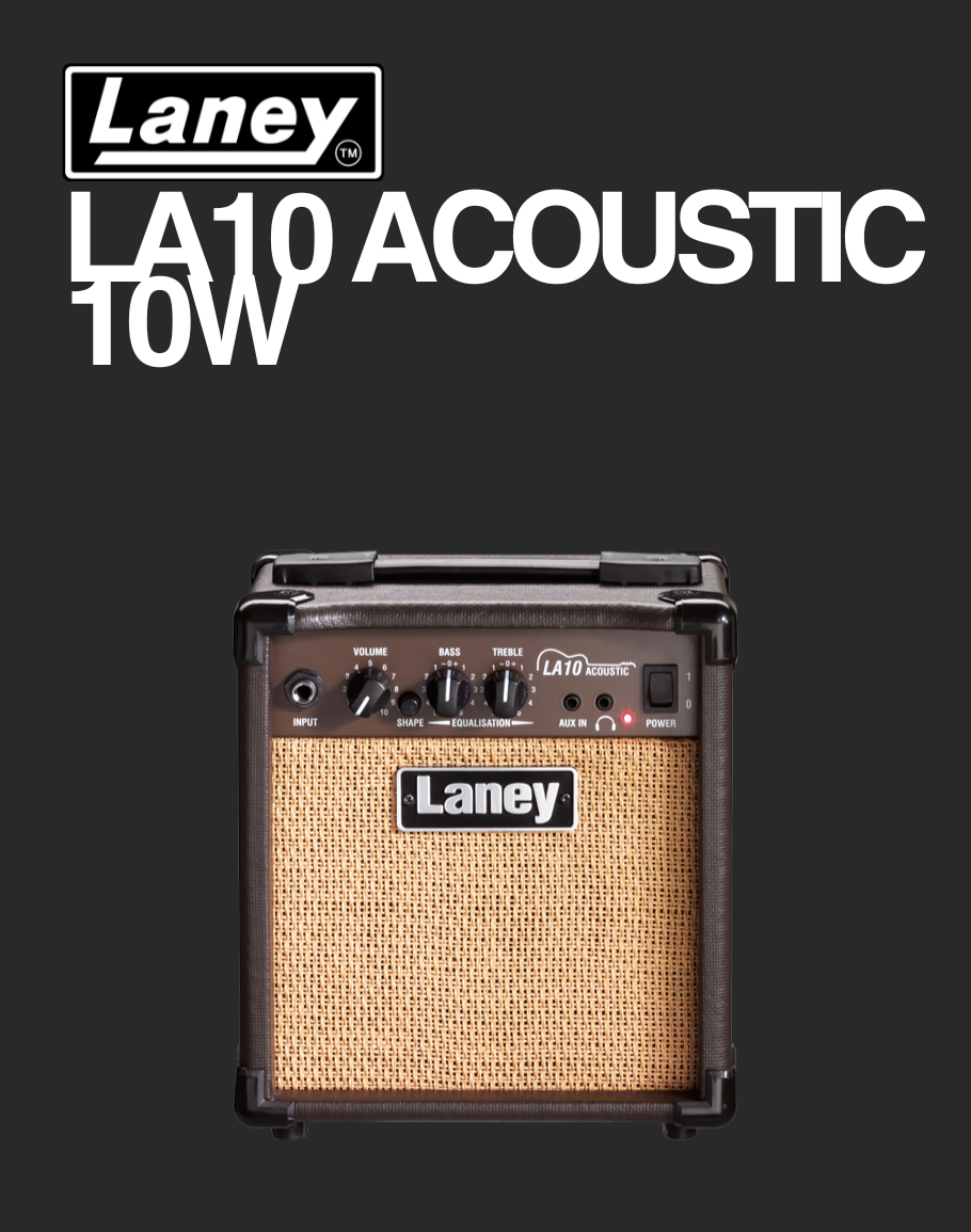 Laney Acoustic 10 watts - LA10 – Davis Guitar