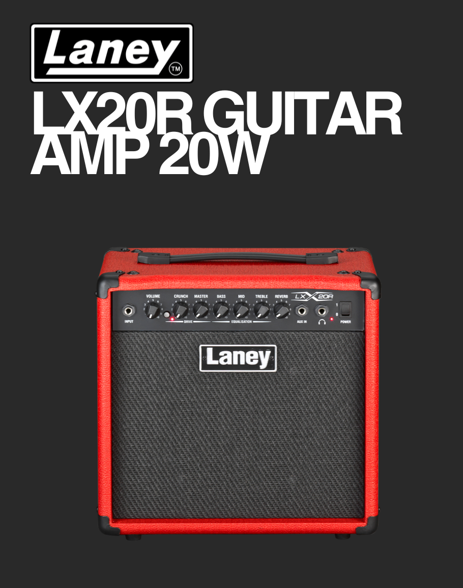 Laney Guitar Combo 20 Watts - LX20R-Red – Davis Guitar
