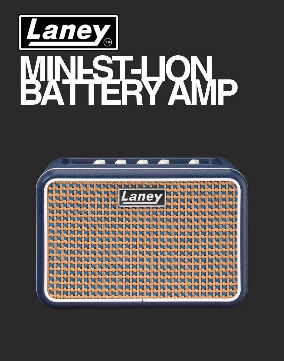 Laney Battery Powered Amp – Mini-ST-Lion – Davis Guitar