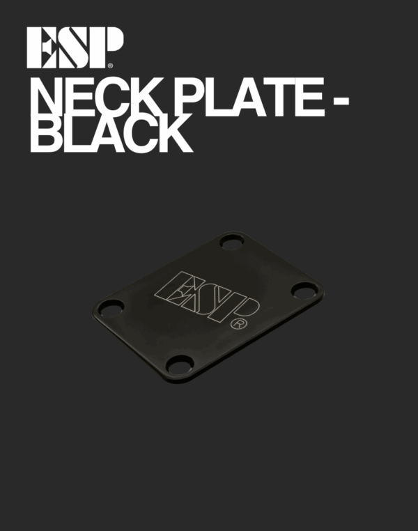 ESP Neck Plate - Black – Davis Guitar