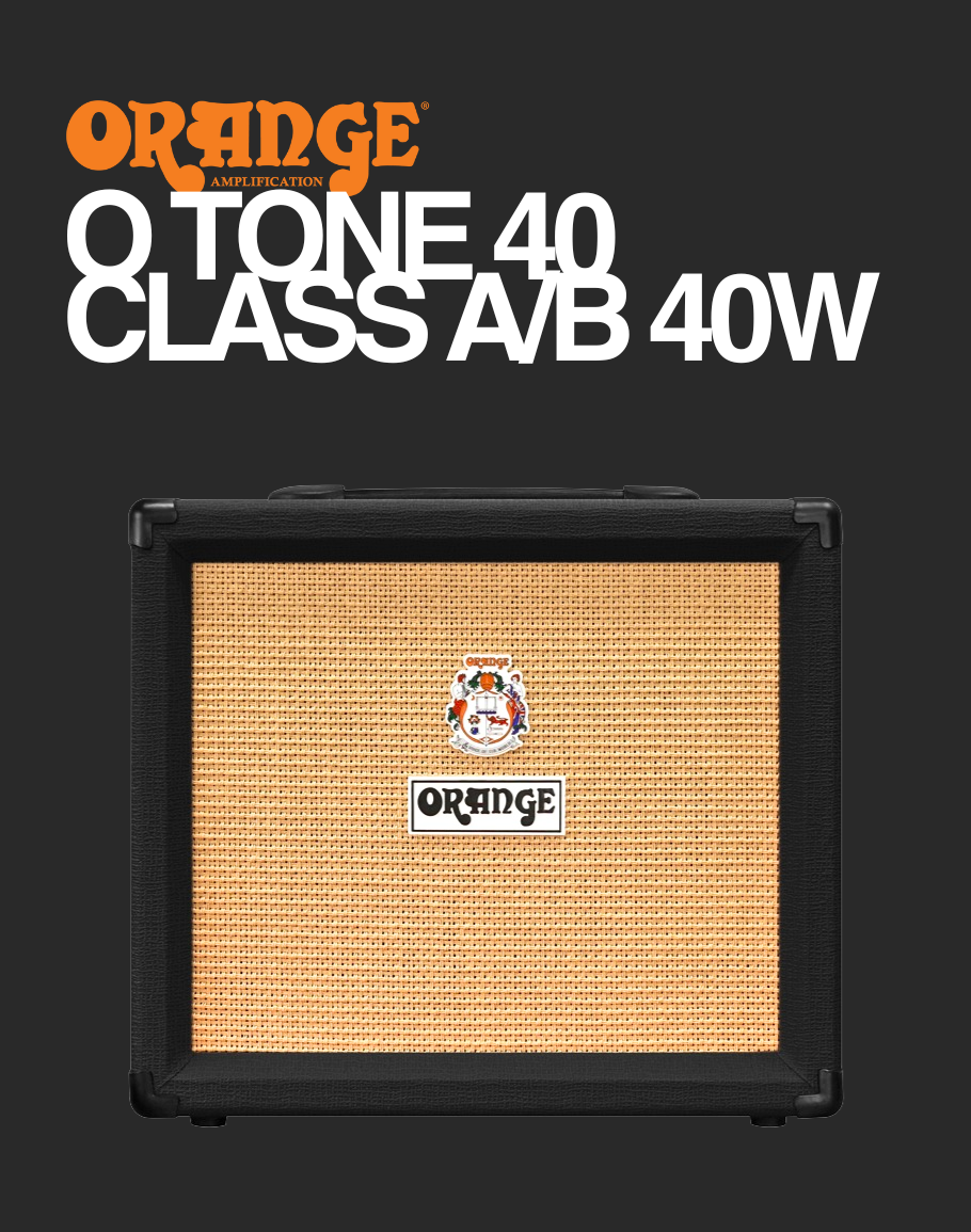 Orange O TONE 40 Electric Guitar Amp 40 watts - Black – Davis Guitar