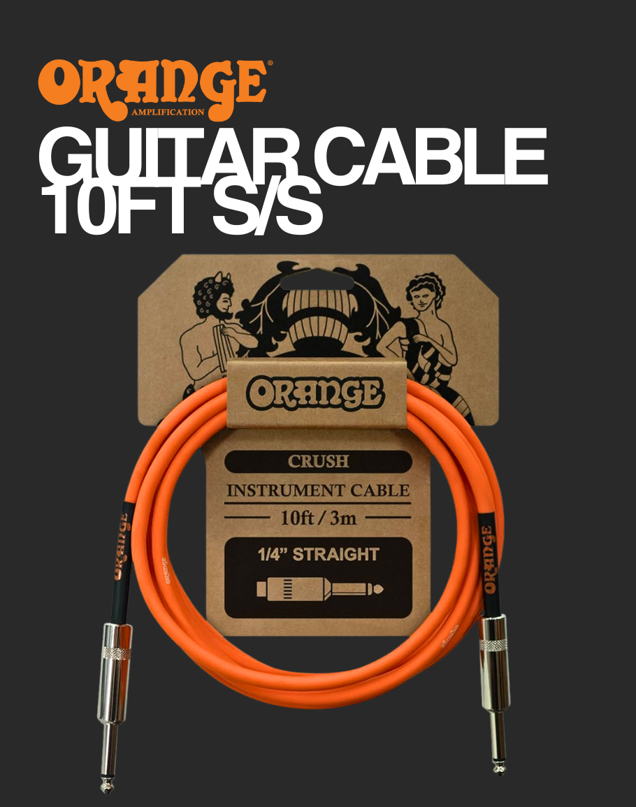 Orange Instrument Cable Straight/Straight 10FT – Davis Guitar