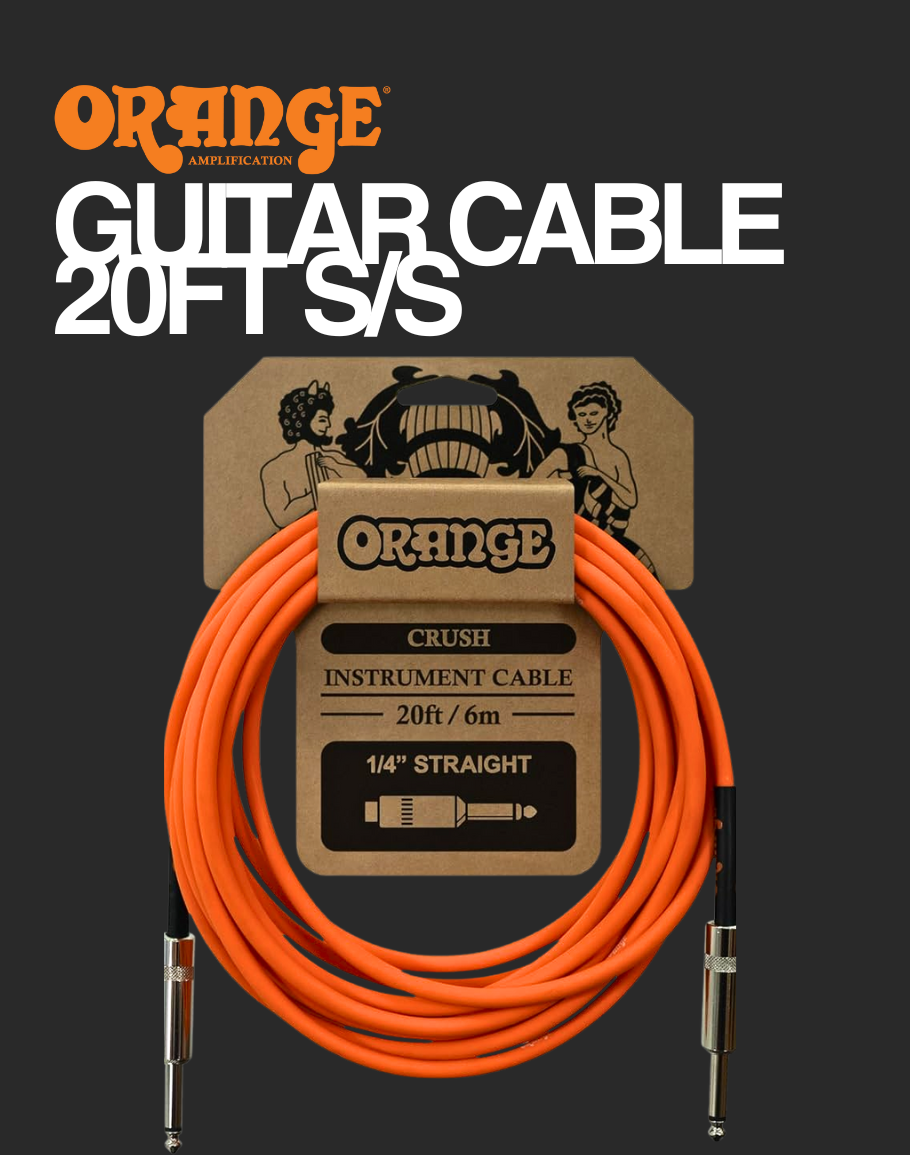 Orange Instrument Cable Straight/Straight 20FT – Davis Guitar