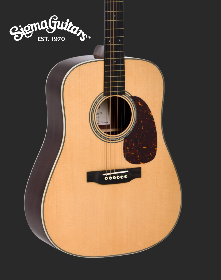 Sigma Acoustic Guitar SDR-28 Full Solid – Davis Guitar