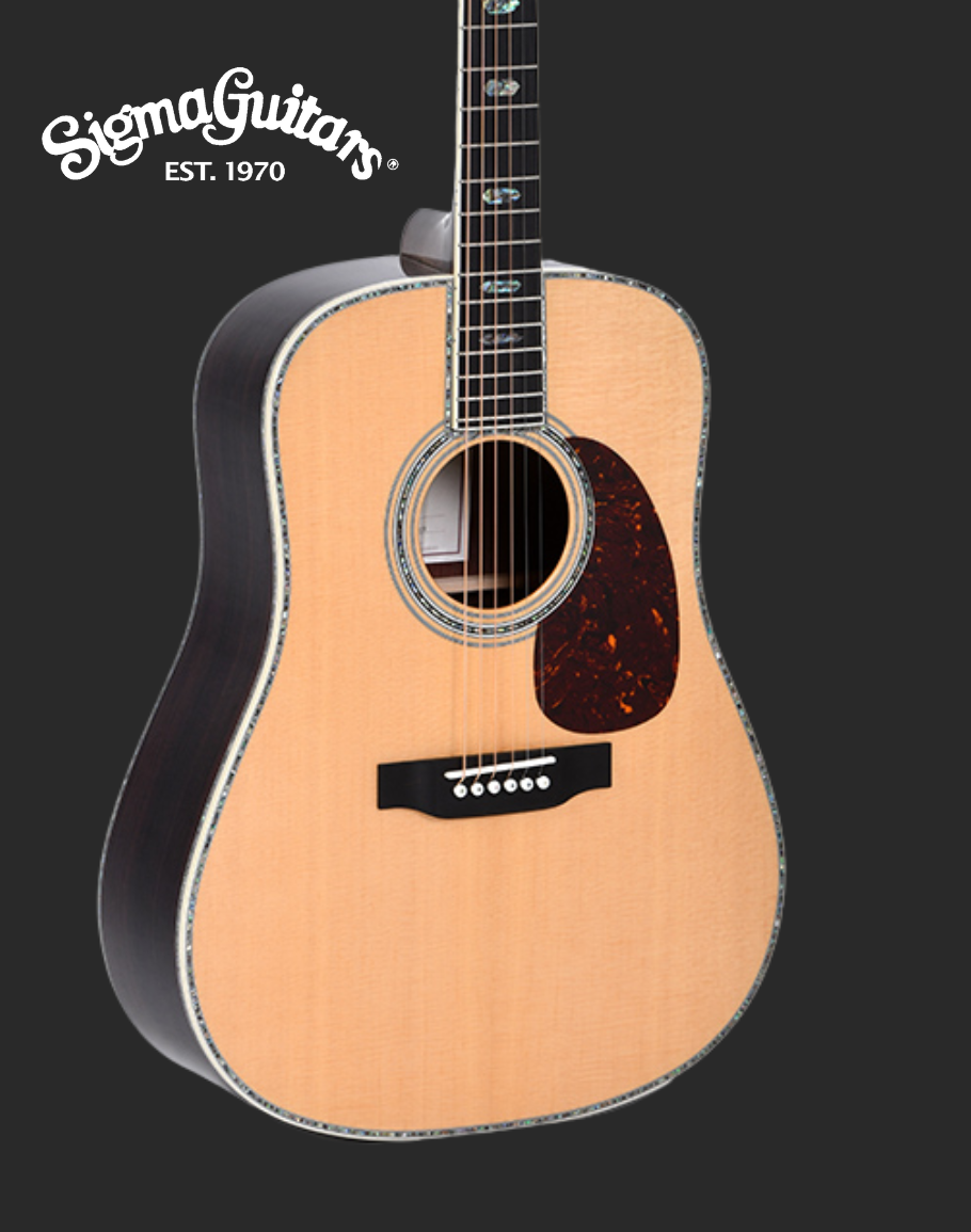 Sigma Acoustic Guitar SDR-45 Full Solid – Davis Guitar