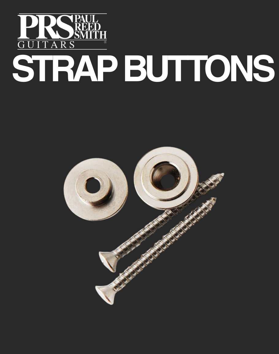 PRS Strap Buttons - Nickel – Davis Guitar